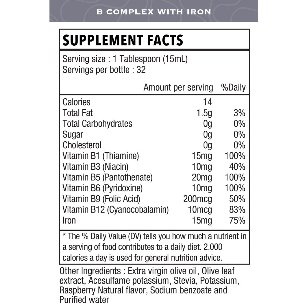 B Complex with Iron – R2T BioPharma